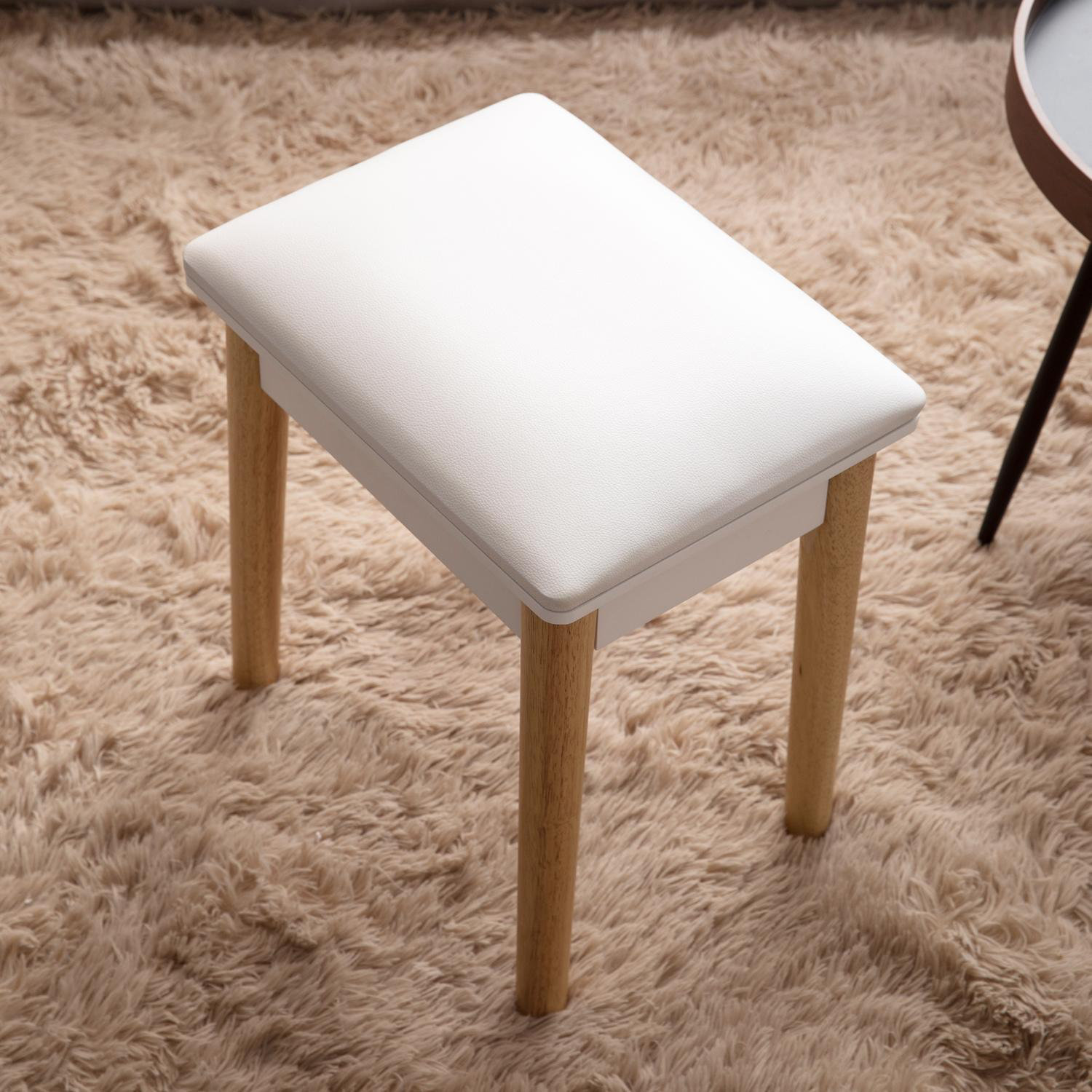 Corrigan Studio Elegant And Modern Design Of Wooden Dressing Stool ...