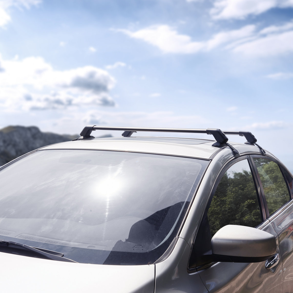 VEVOR Black Aluminium Roof Rack Basket Tray Luggage Cargo Carrier with ...