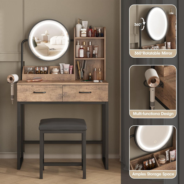 Ivy Bronx Borach Vanity & Reviews | Wayfair