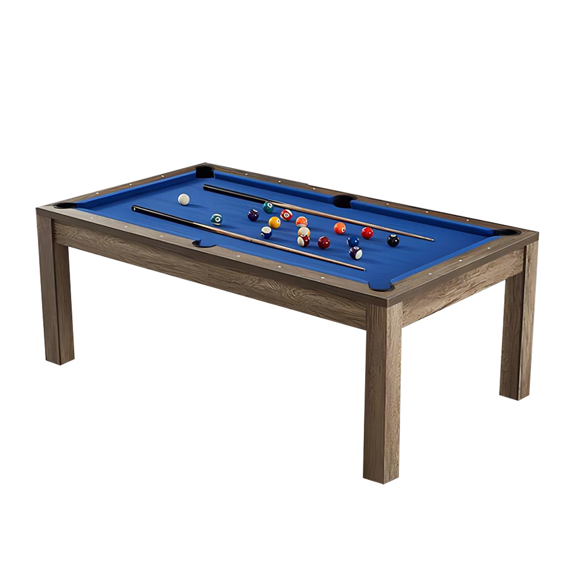 Recon Furniture 3-in-1 78.74" Multi Game Table Includes Billiards ...
