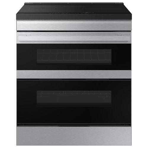 Samsung Bespoke Smart Slide-In Induction Range 6.3 cu. ft. in Stainless ...