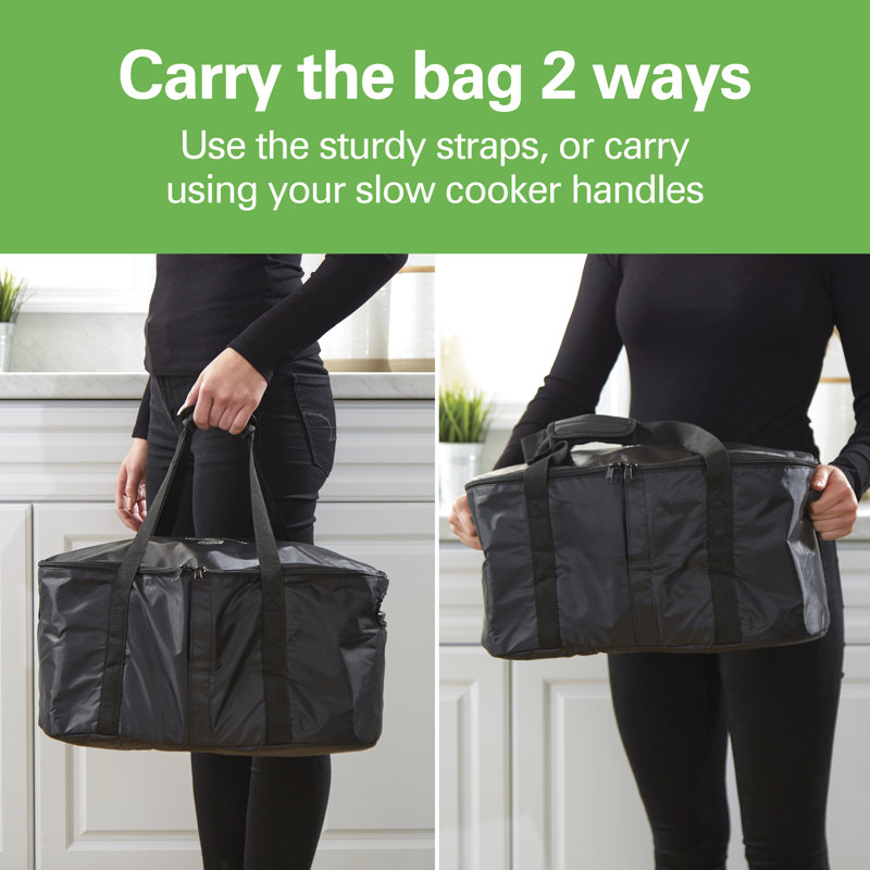 Hamilton Beach® Crock Caddy Insulated Slow Cooker Bag & Reviews | Wayfair