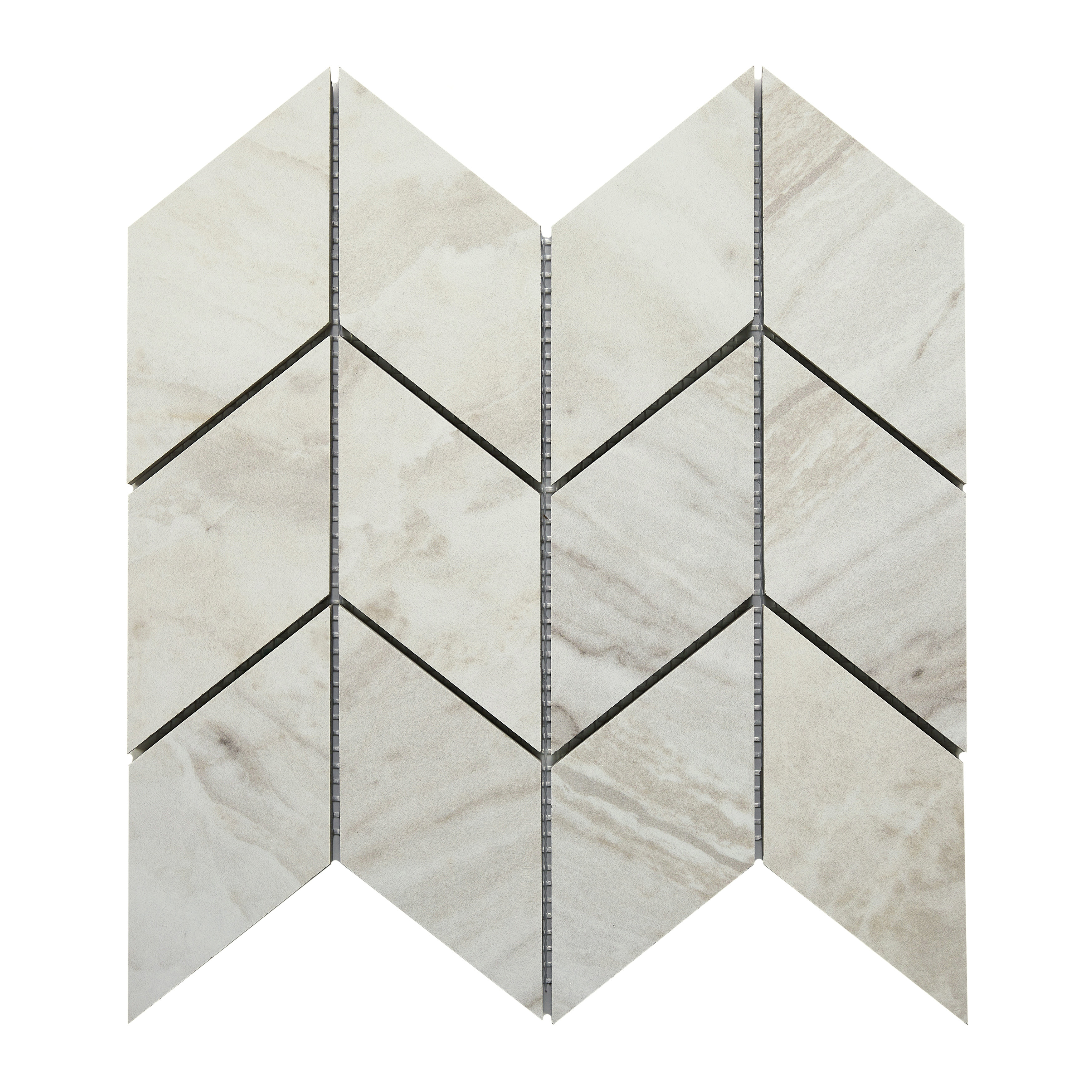 Daltile Famed 3" x 6" Porcelain Chevron Mosaic Tile | Wayfair