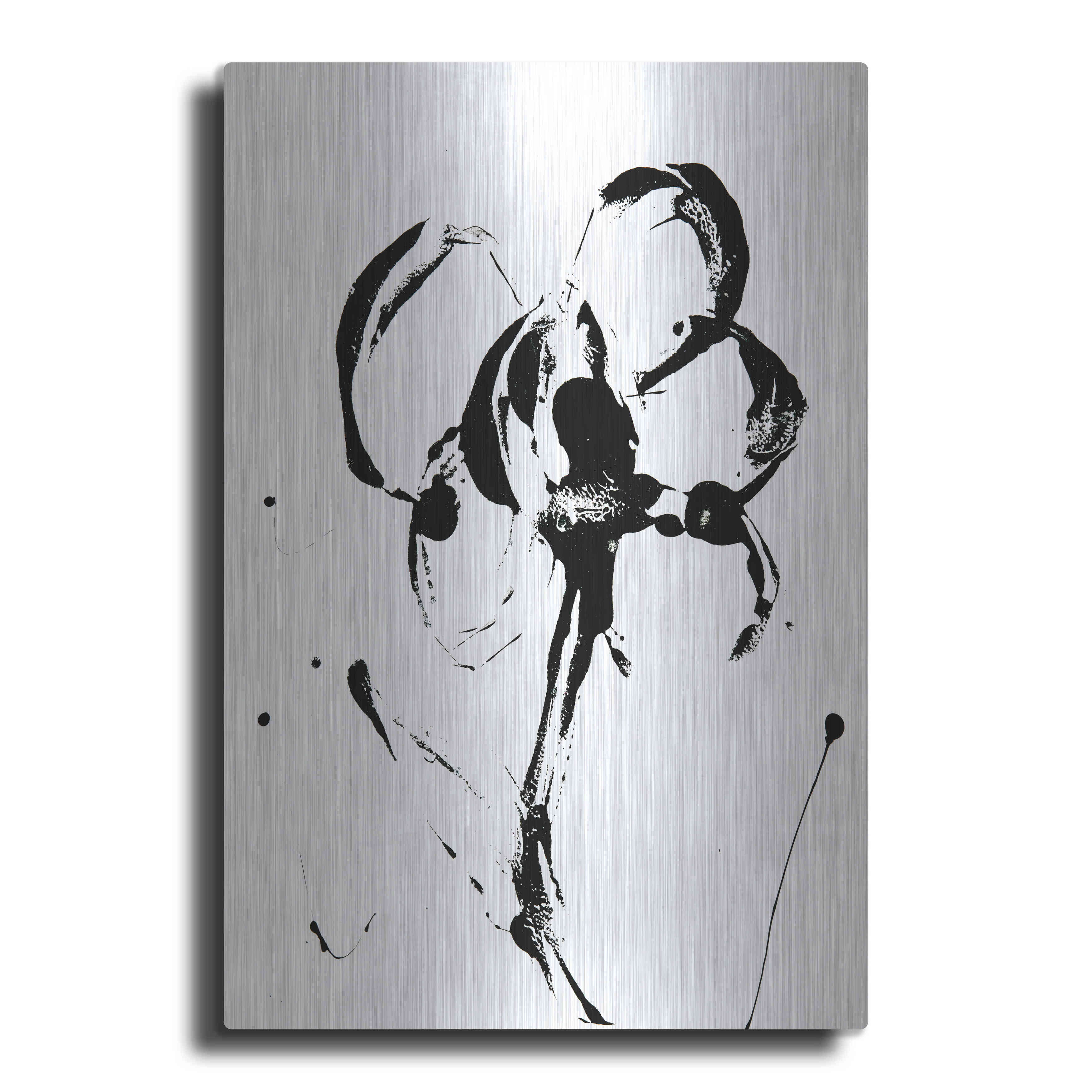Winston Porter 'Flower Squiggle II' by Erin Ashley, Metal Wall Art | Wayfair