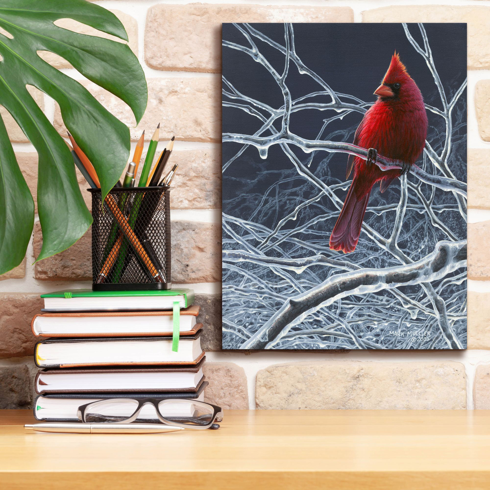The Holiday Aisle®® 'Fire And Ice - Cardinal' By Mark Mueller Wildlife ...