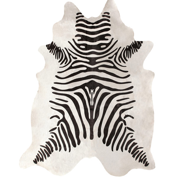 Everly Quinn Cowhide Animal Print Indoor Rug & Reviews | Wayfair
