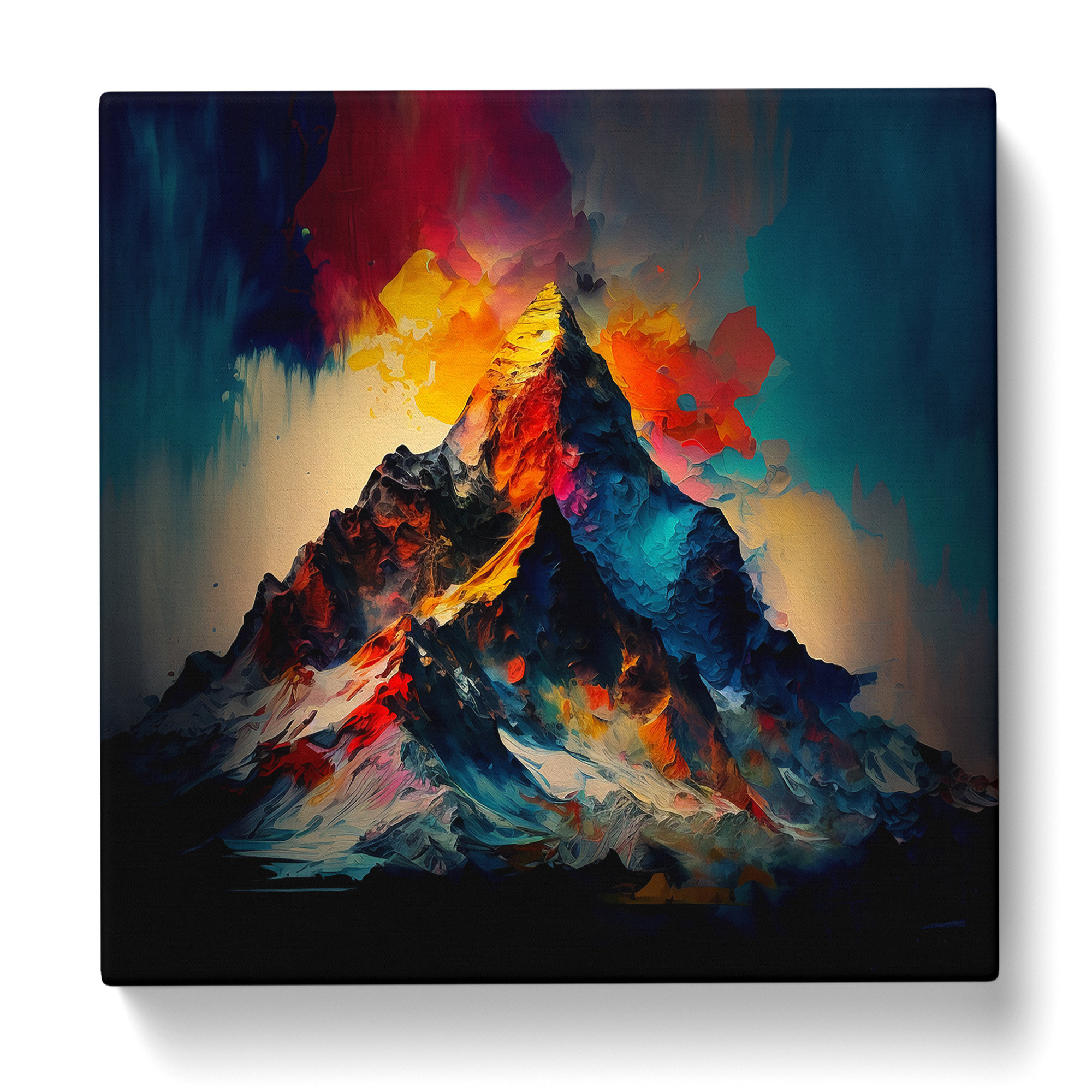 Alpen Home Mountain Abstract Expressionism | Wayfair.co.uk