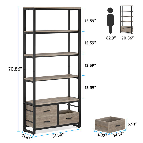 Mercer41 Fabyola Etagere Bookcase & Reviews | Wayfair