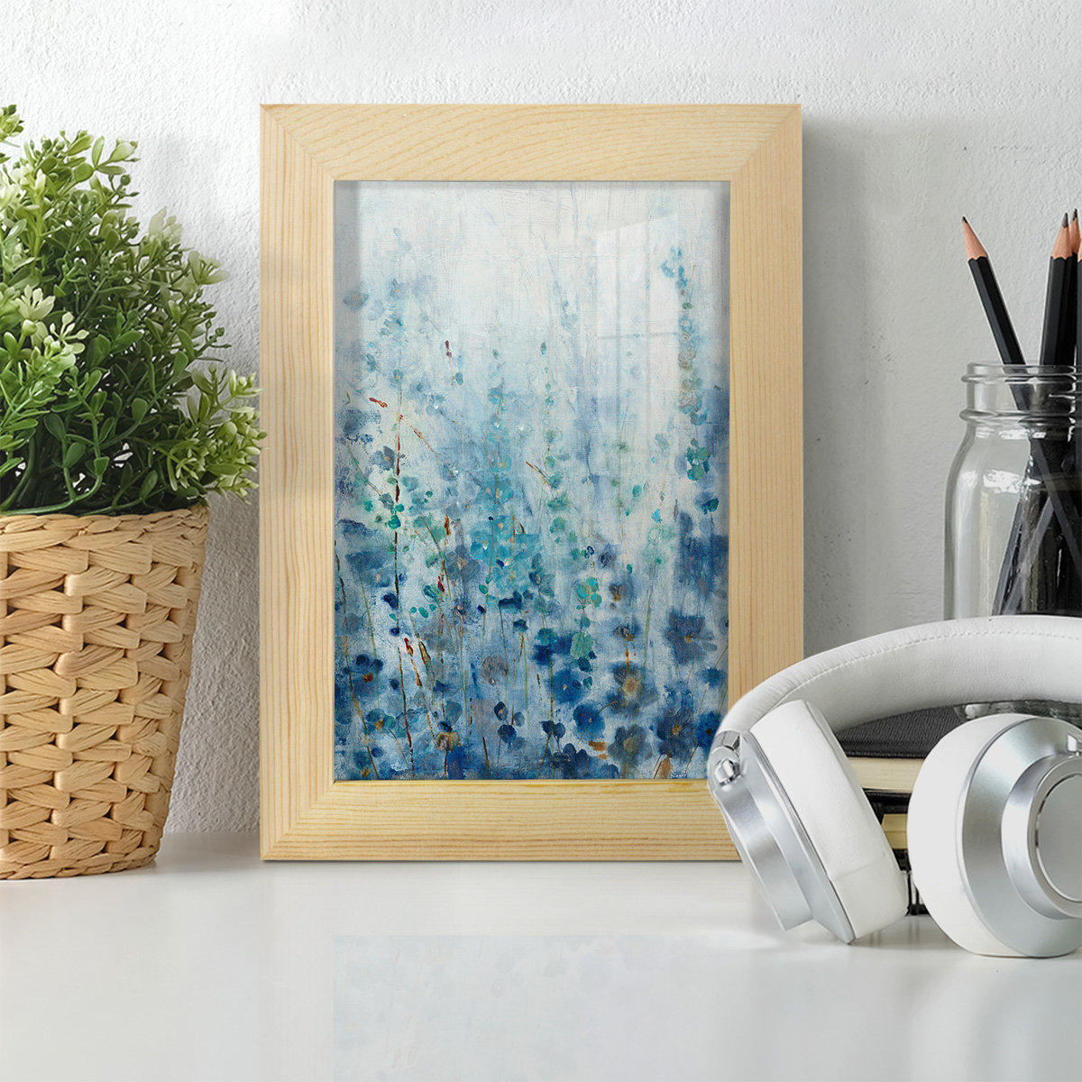 Red Barrel Studio Misty Blooms I -Framed Print W/Glass - Wayfair Canada