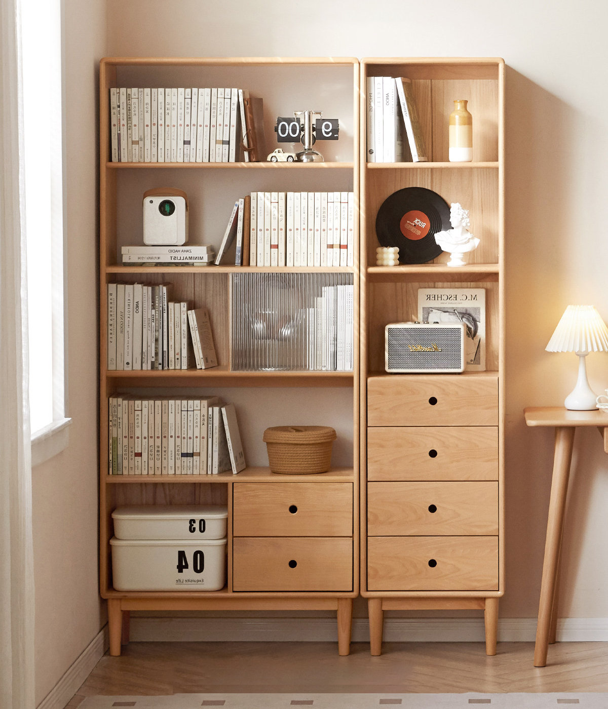 Latitude Run® Simple Living Room Household Large Capacity Storage Solid ...