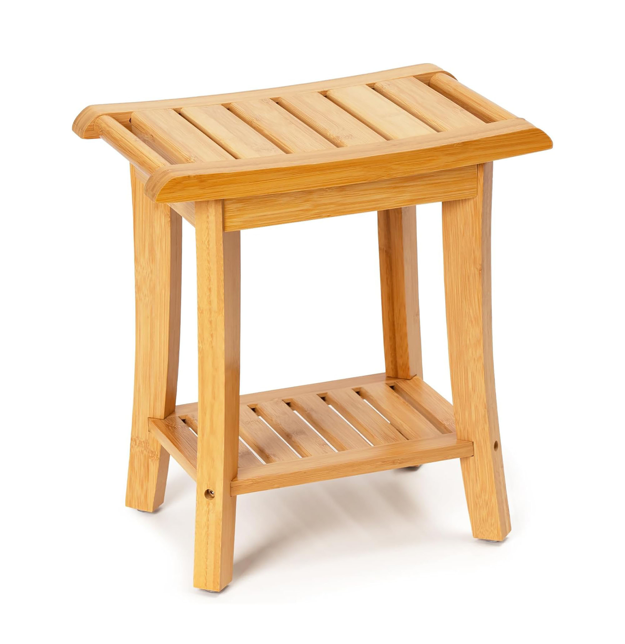 Red Barrel Studio Banc de douche en bambou l 16 po Kamarien - Wayfair ...