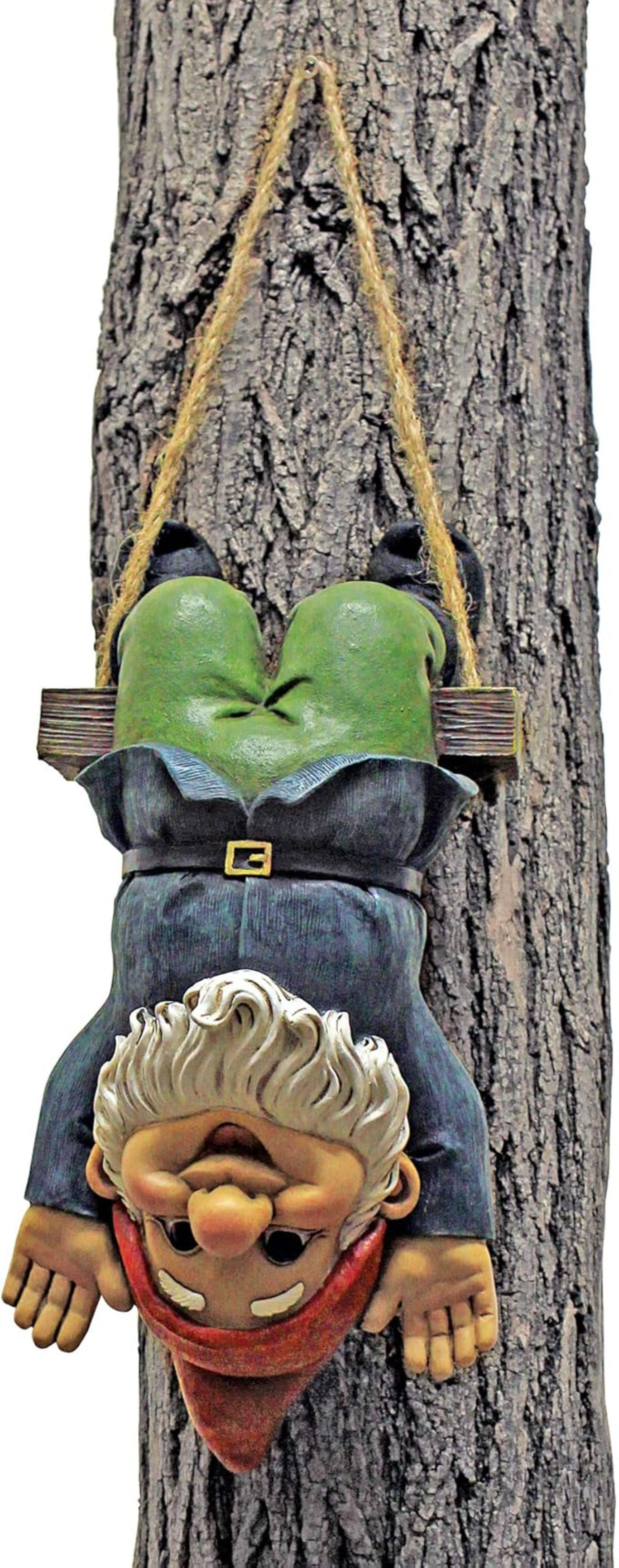 Fleur De Lis Living Garden Gnome Statue - Alfie The Acrobat Swinging ...