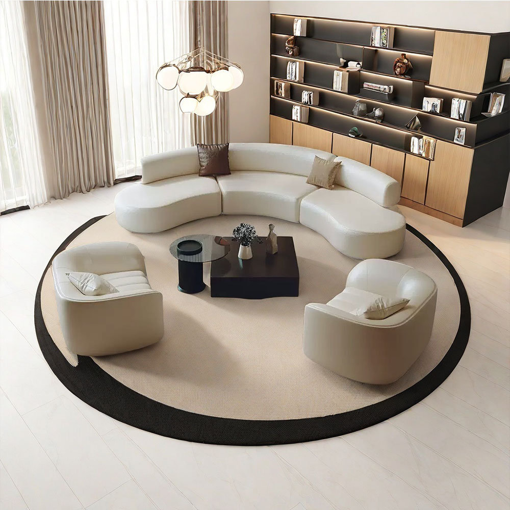 Walkoly Semi-circular curved shaped movable corner sofa | Wayfair