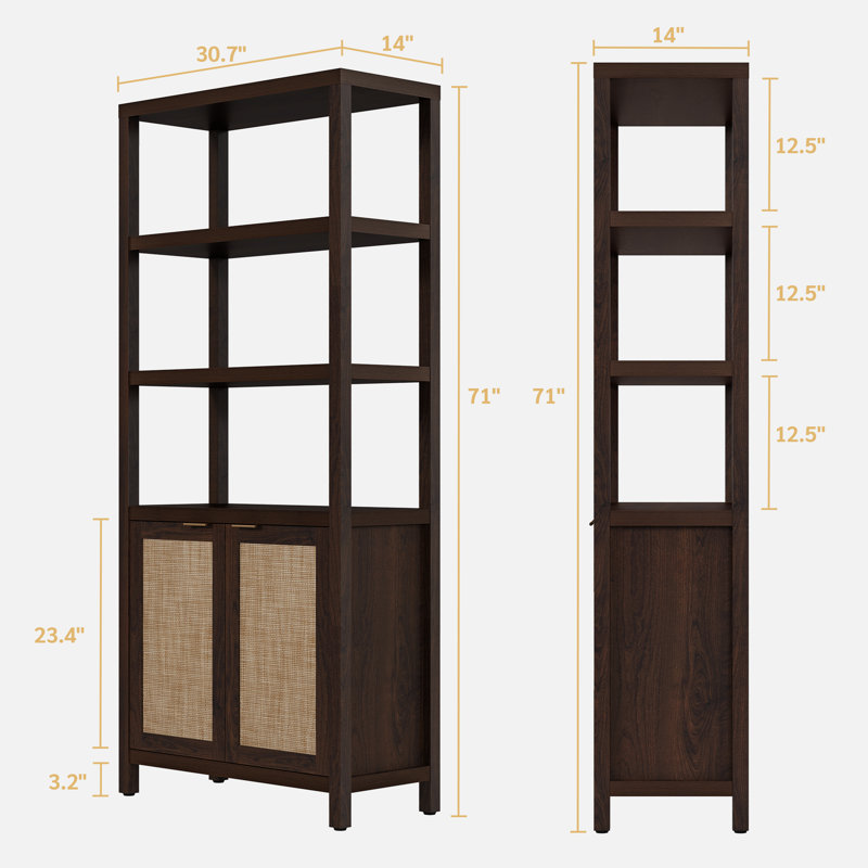 Bay Isle Home Storage Bookcase & Reviews | Wayfair