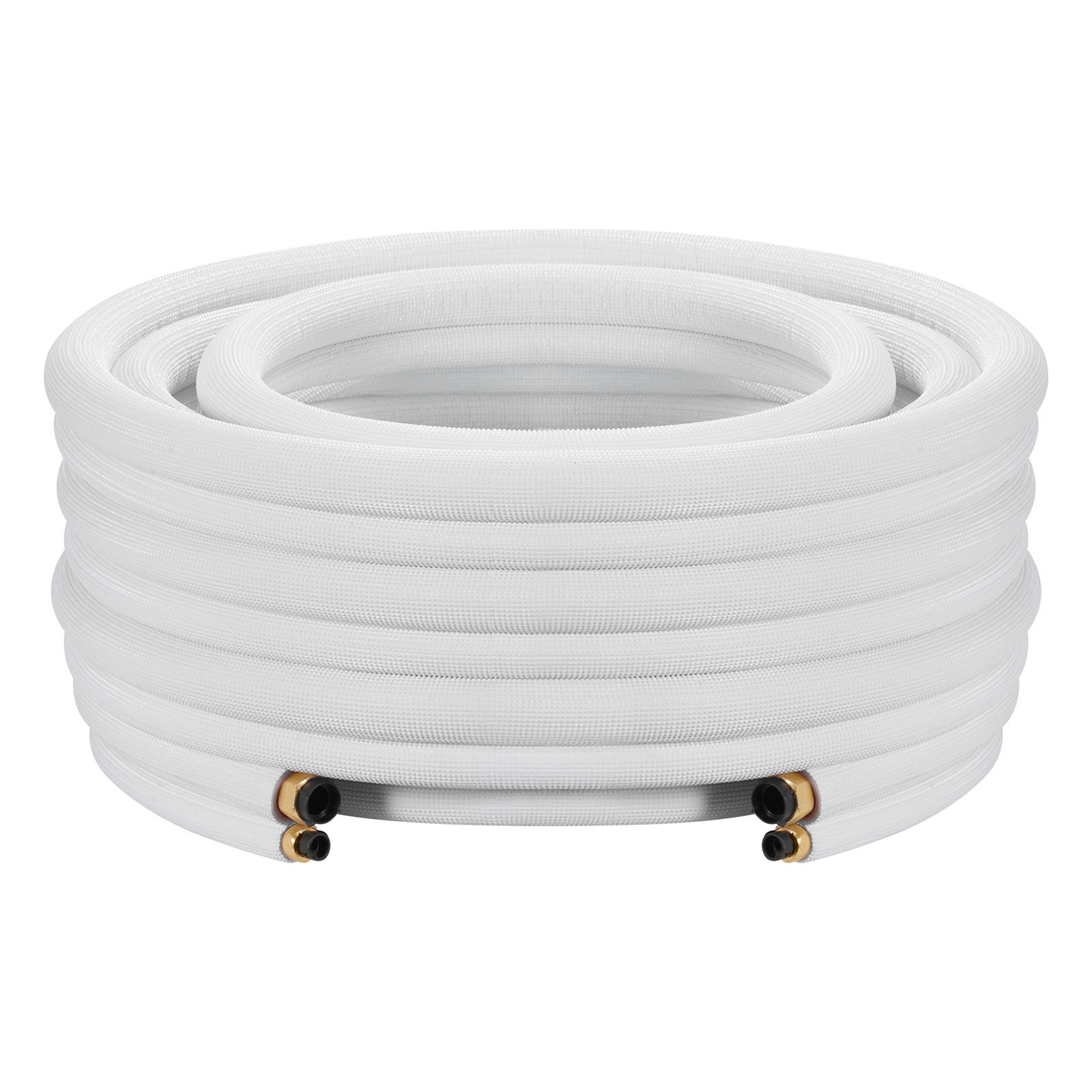 Latitude Run® 100ft Mini Split Line Set, 1/4” & 3/8” OD AC Copper ...