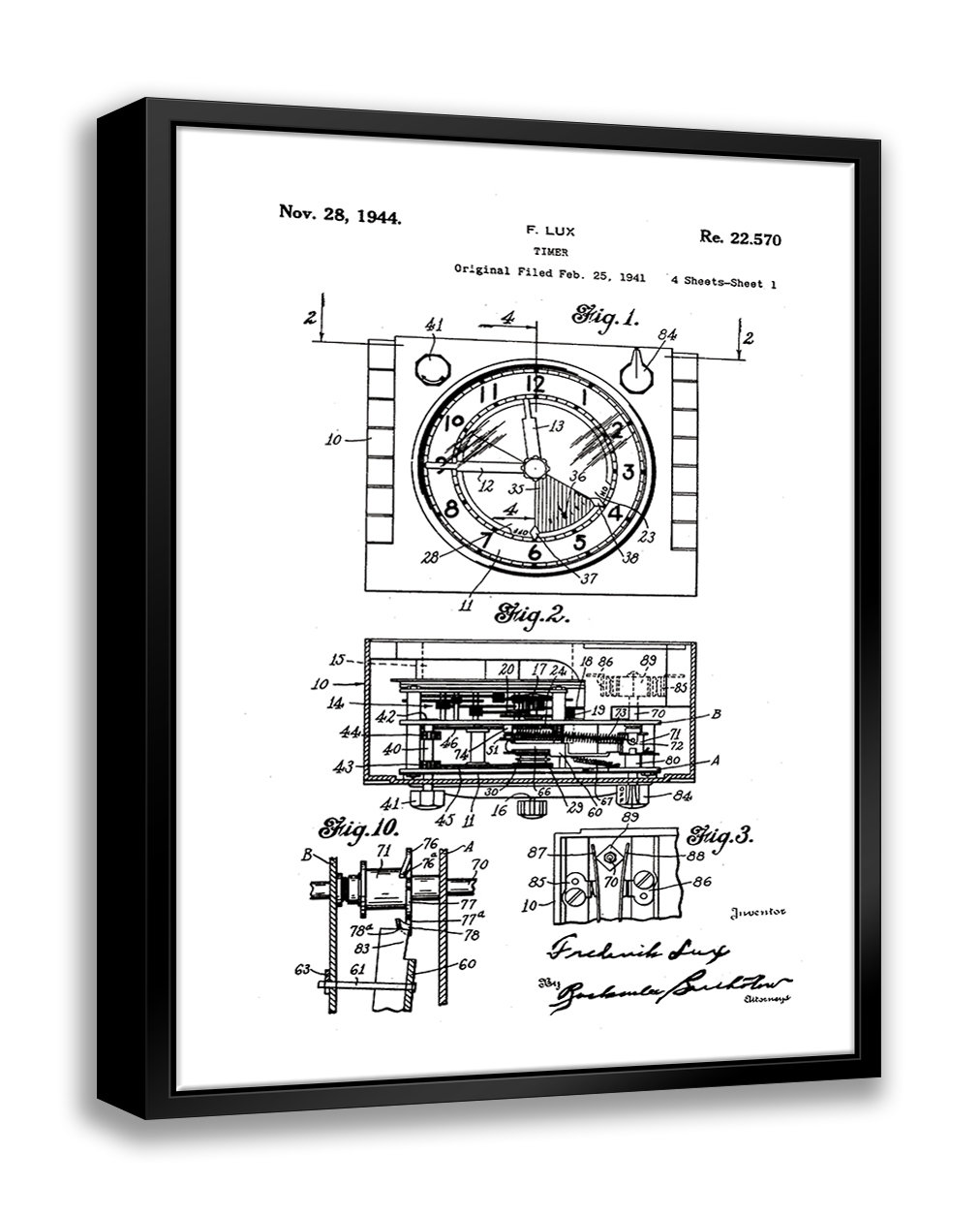 ATX Art Group LLC Timer Patent by Stanley Print House - on - Wayfair Canada