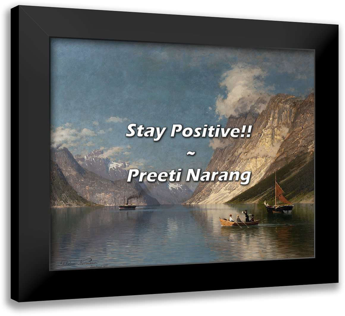 Latitude Run® Preeti Narang Quote: Stay Positive!! | Wayfair