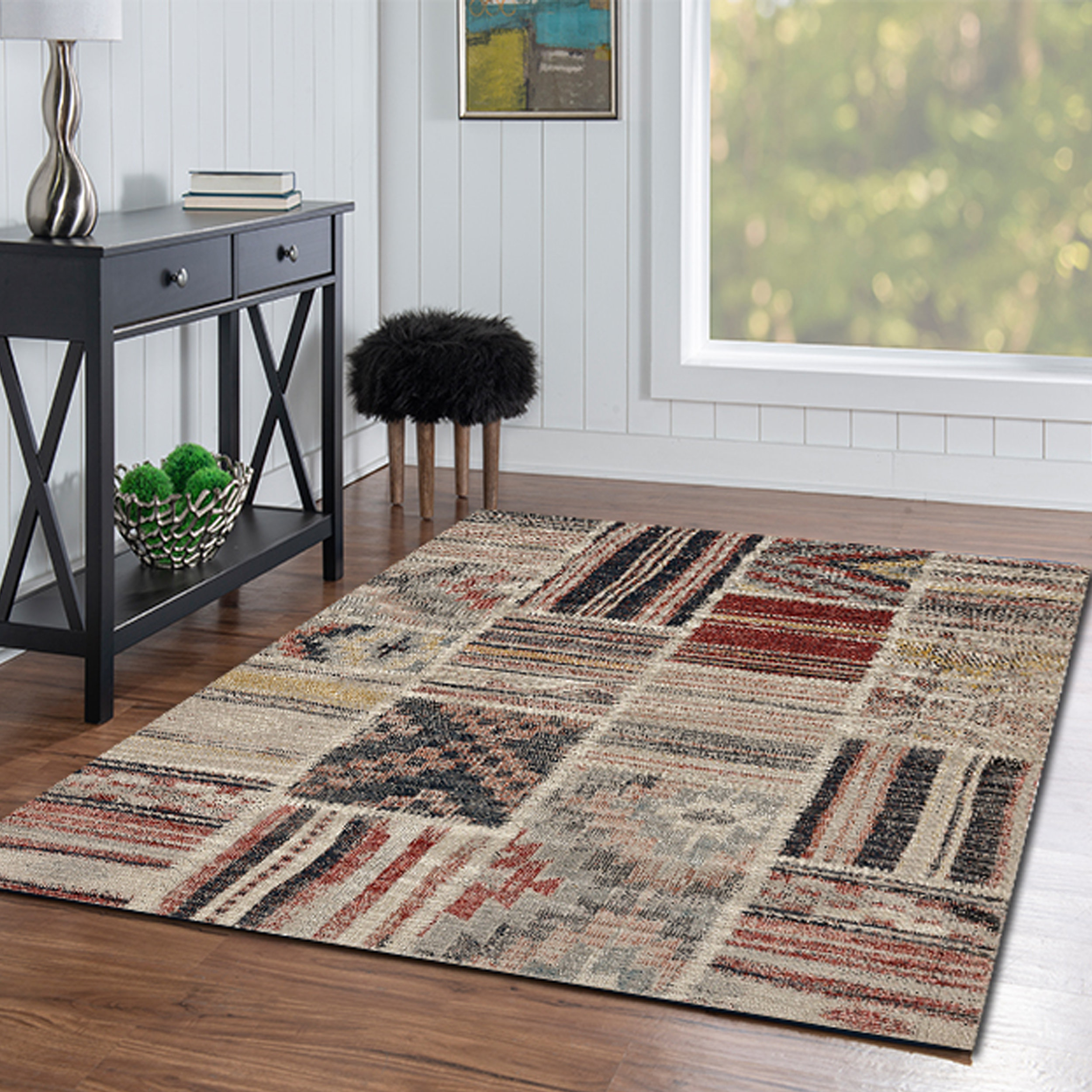 Bungalow Rose Ambrah Oriental Ivory Area Rug & Reviews | Wayfair
