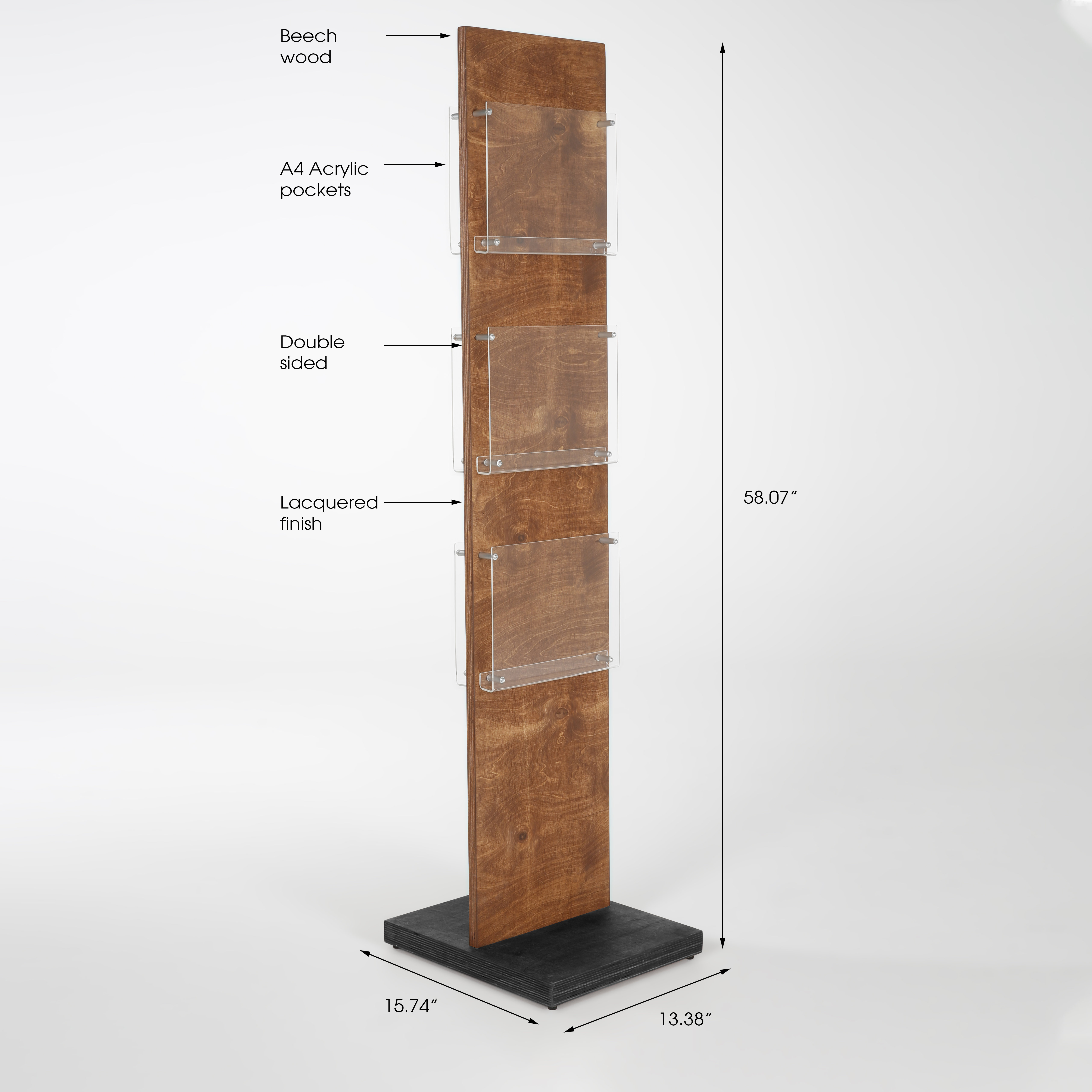 MT Displays 58.07" H Brochure and Pamphlet Rack | Wayfair
