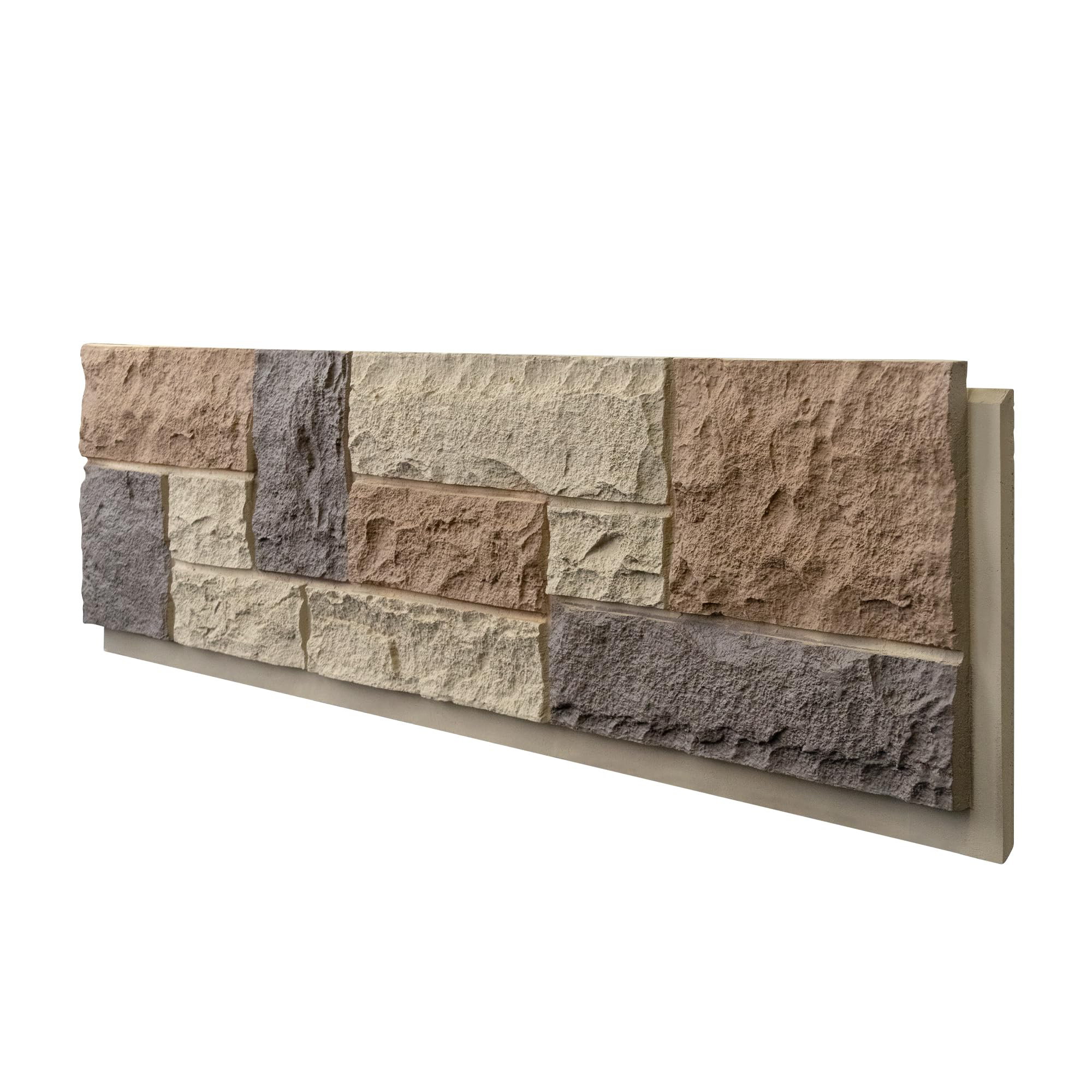 HOMEIBRO Faux Stone Wall Covering Panels for Interior and Exterior ...