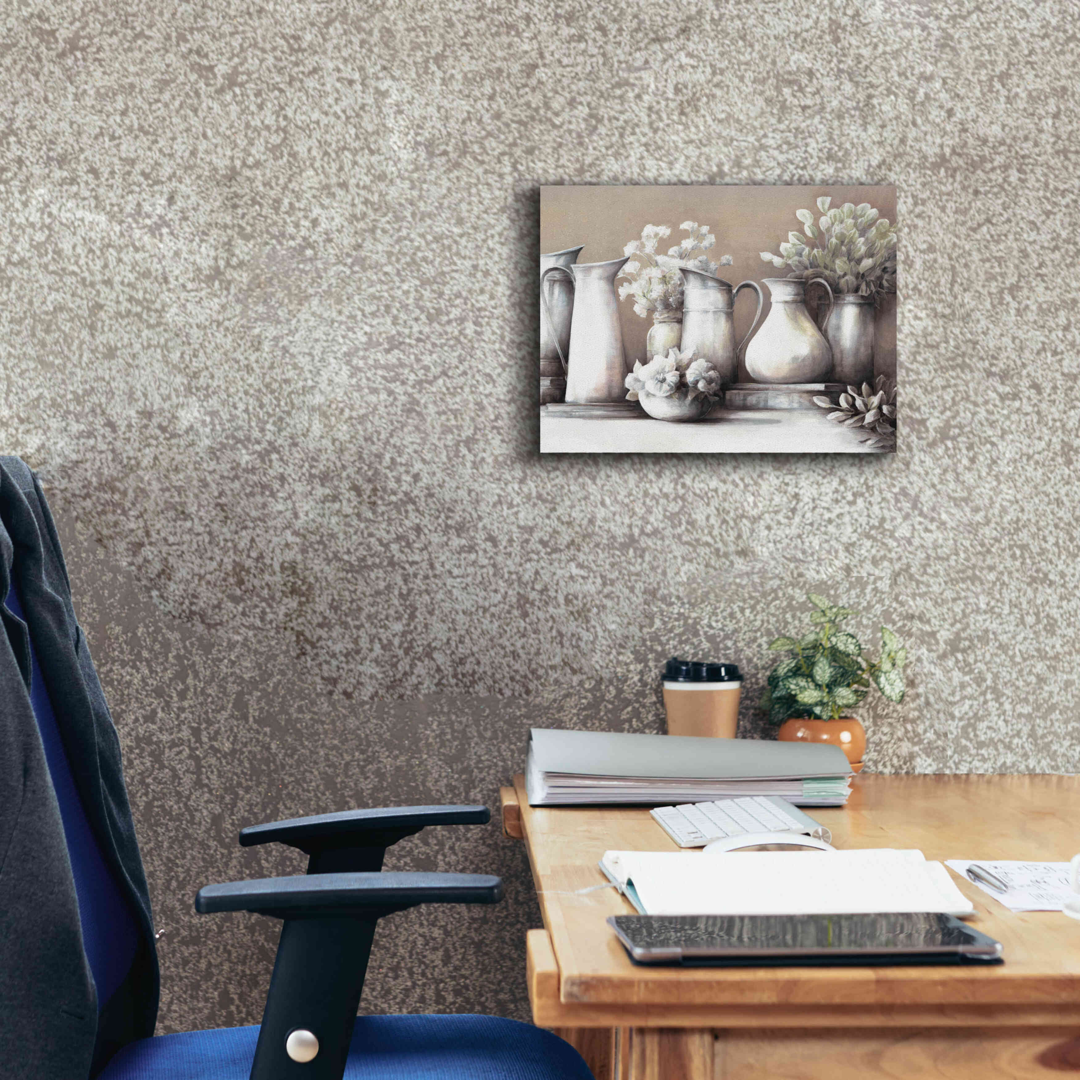 Red Barrel Studio® Neutral Still Life by White Ladder - Wrapped Canvas ...