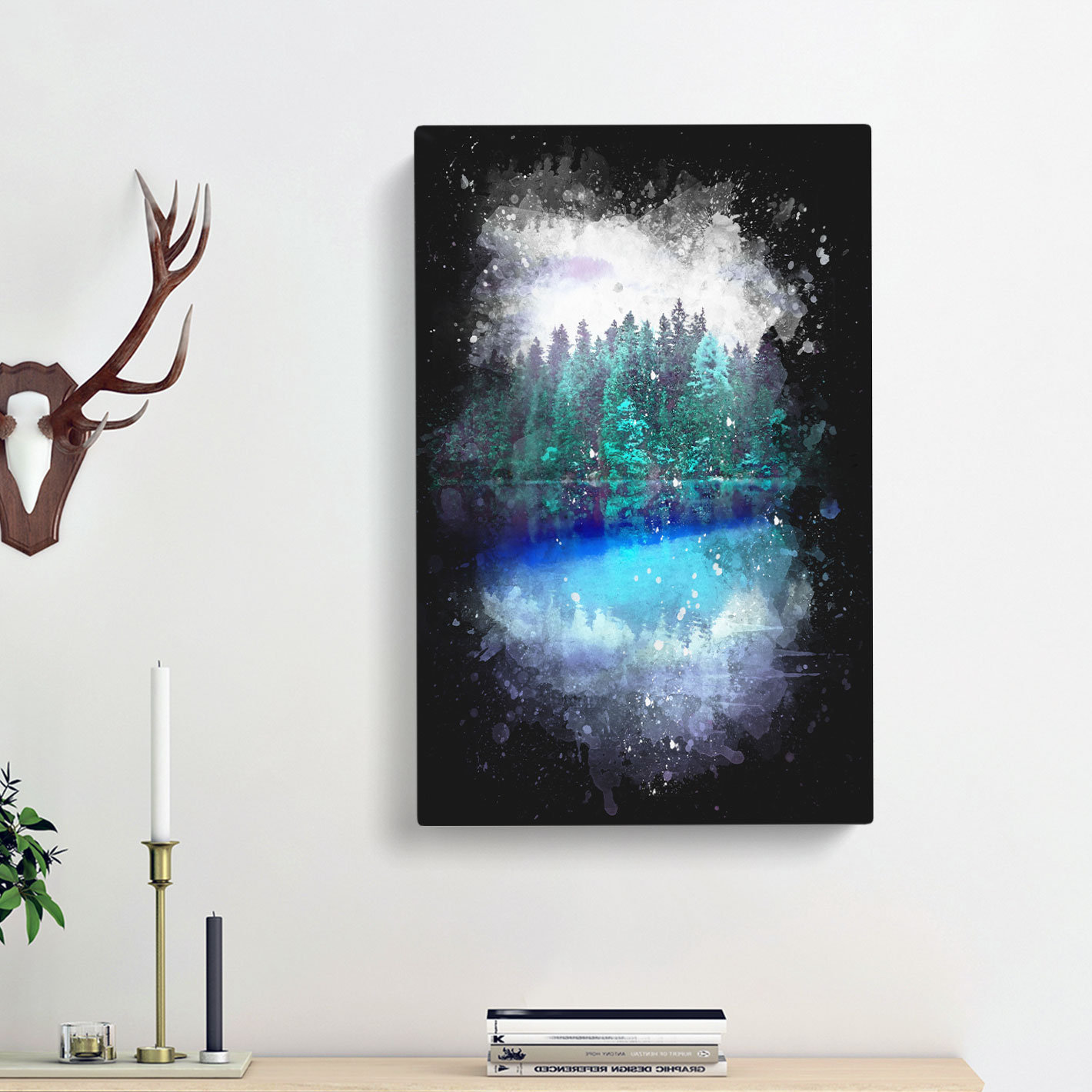East Urban Home Mythical Forest in Germany - Wrapped Canvas | Wayfair.co.uk