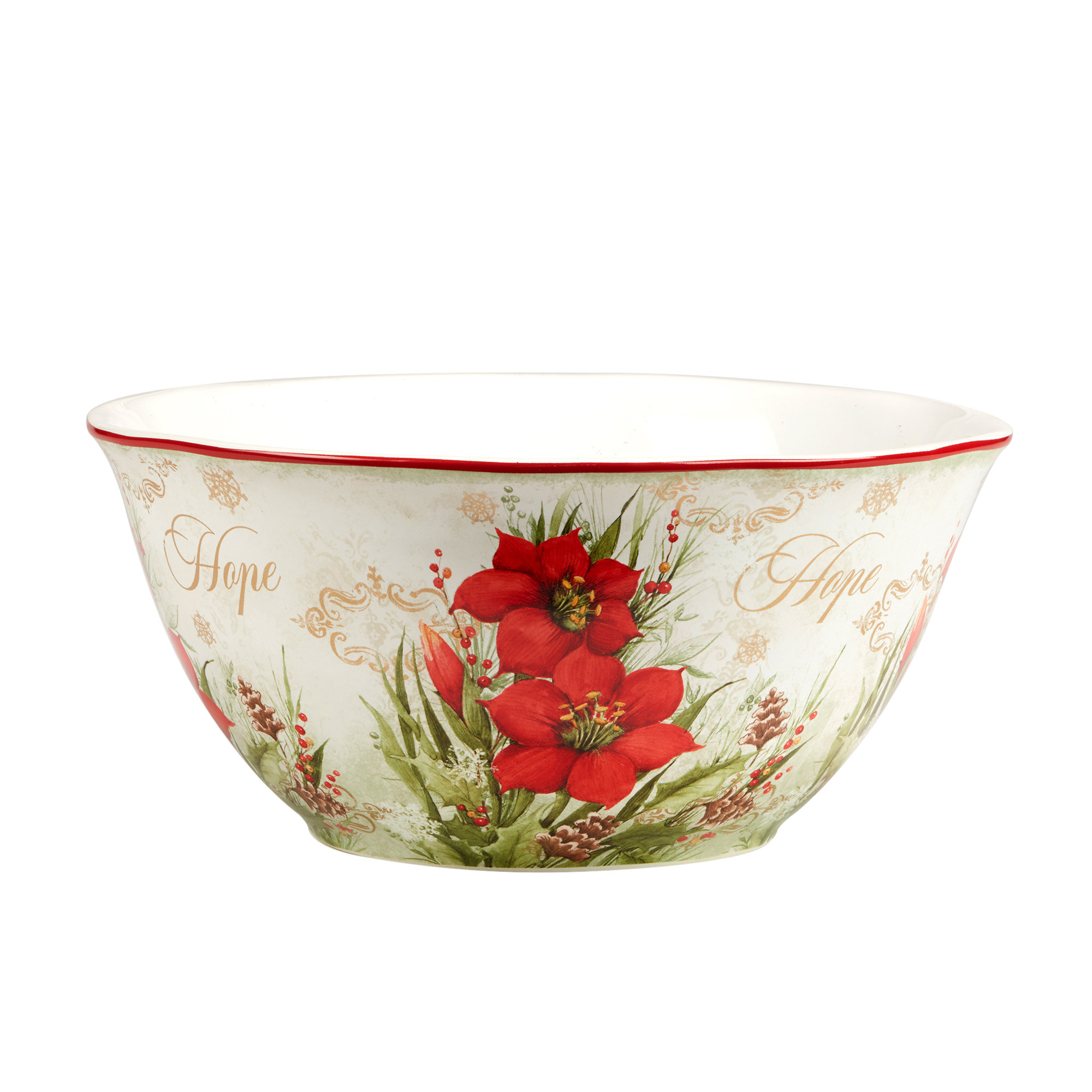 Certified International Winter''s Medley Deep Bowl - Wayfair Canada
