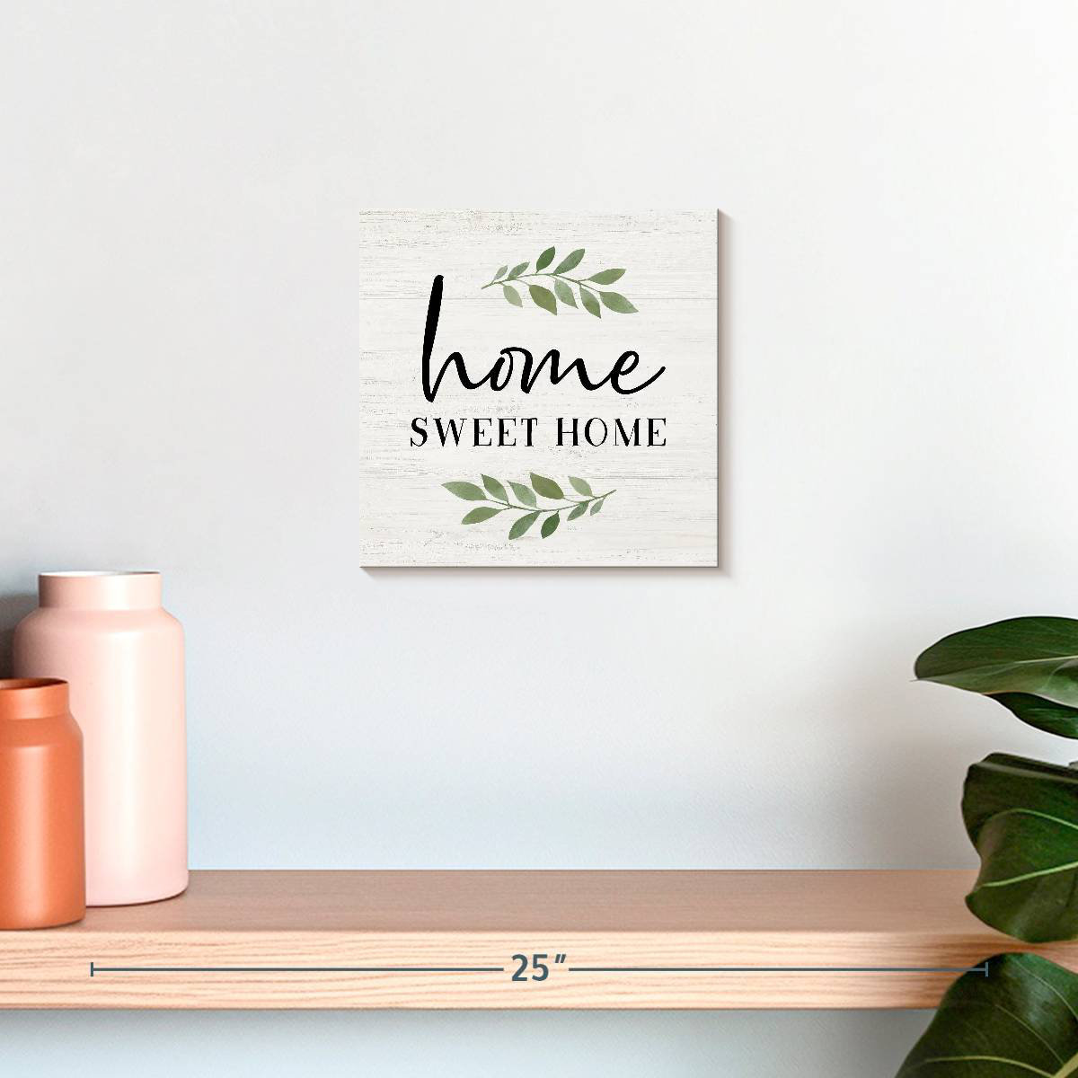 Trinx Kema Home Sweet Home Wood Style Wall Sign | Wayfair