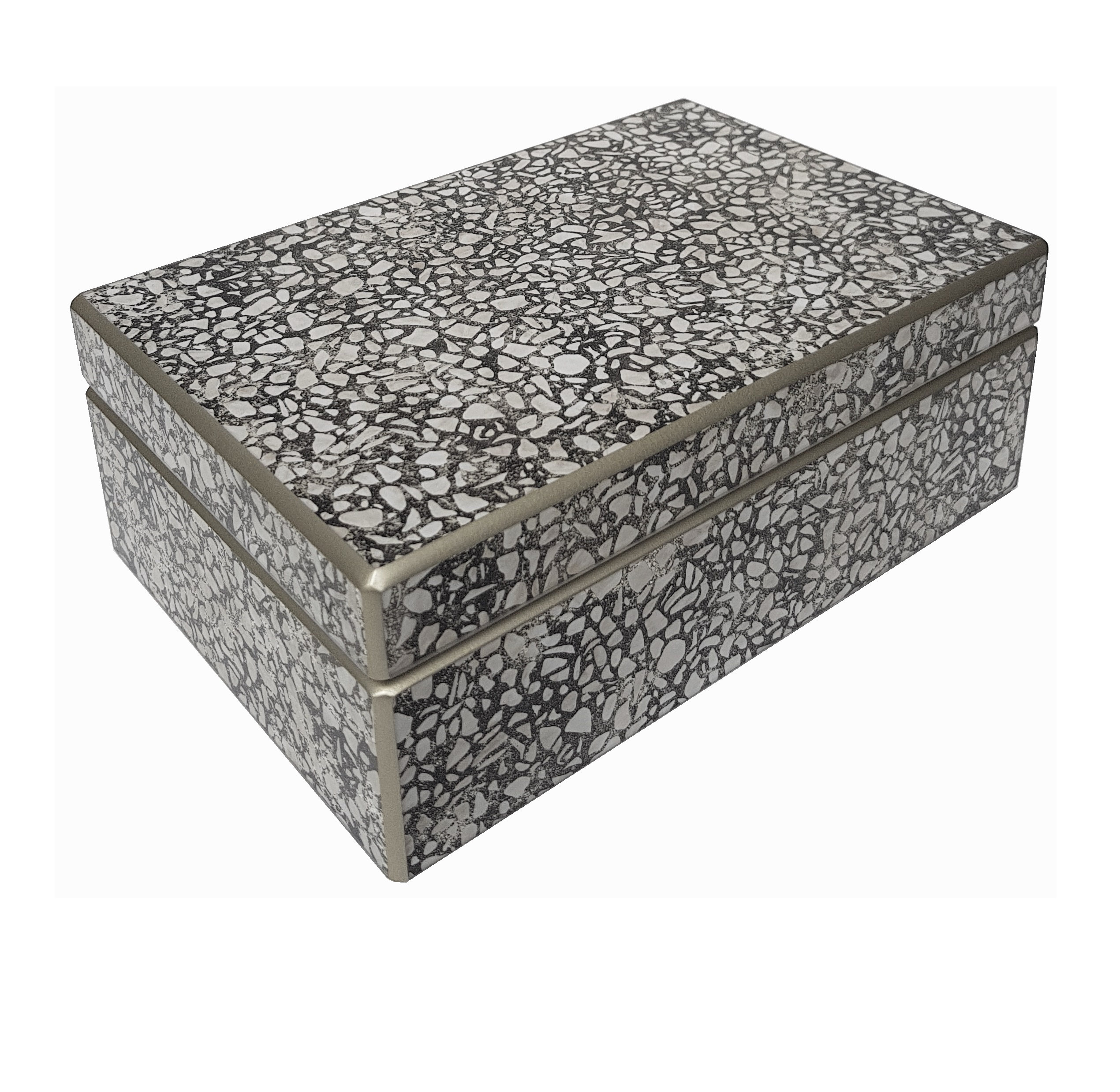 Arcadia Home Handmade Reverse Painted Mirror Rectangular Box in ...