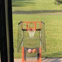 Hall Of Games Outdoor 2-in-1 Basketball And Baseball Pitchback Training ...