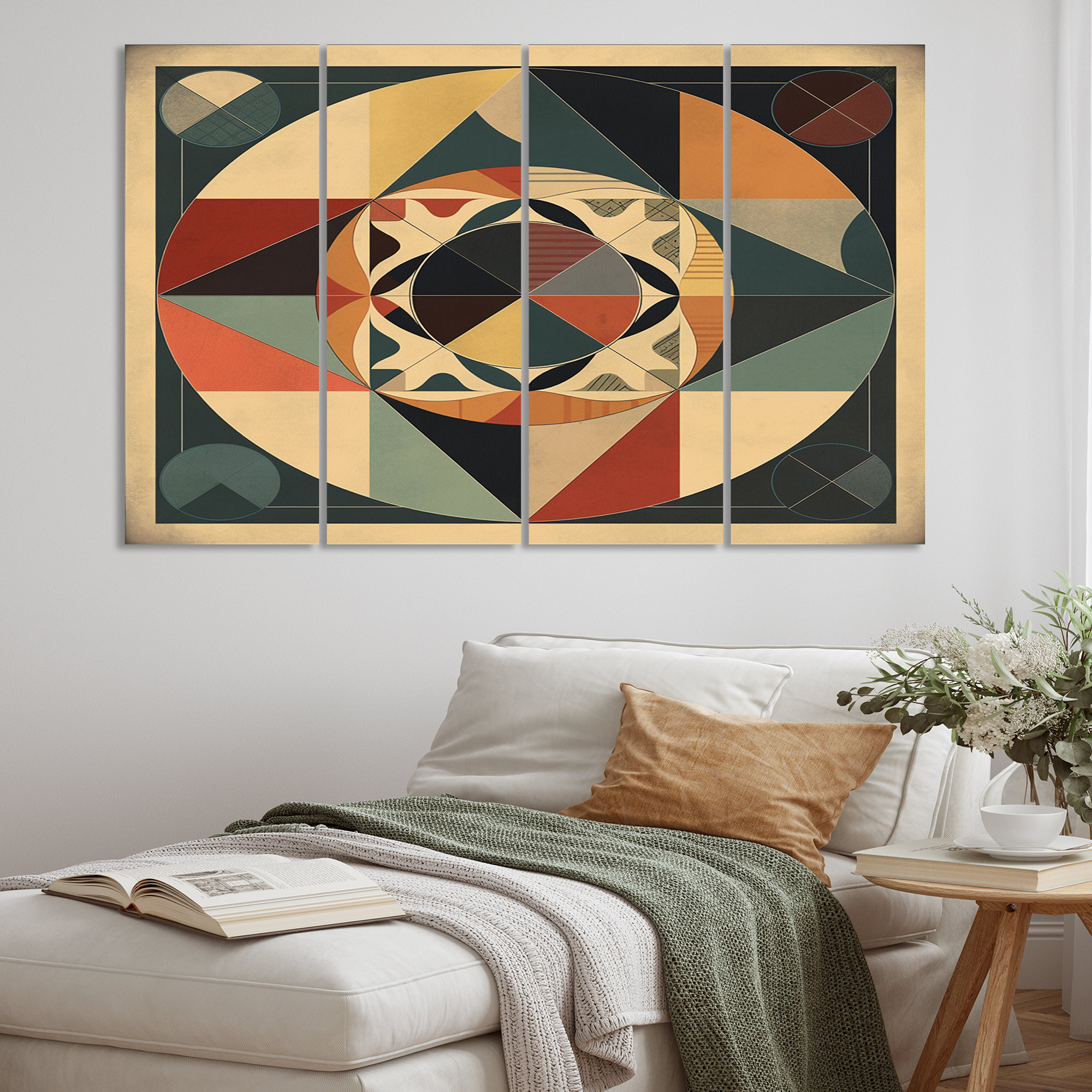 George Oliver Sacred Mystery Vintage Alchemy Mandala II On Canvas 4 ...