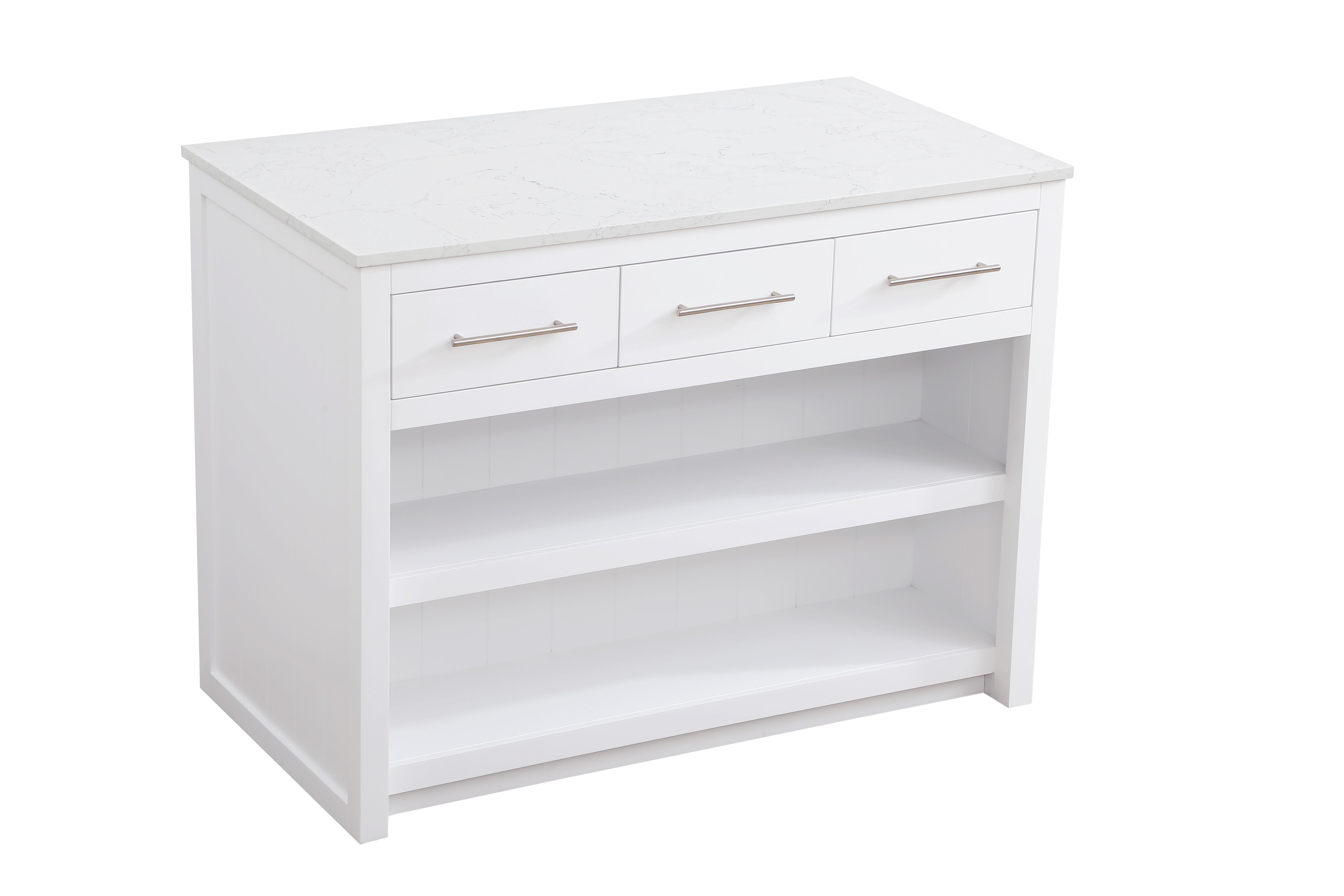 Latitude Run® 48 inch Kitchen Island & Reviews | Wayfair