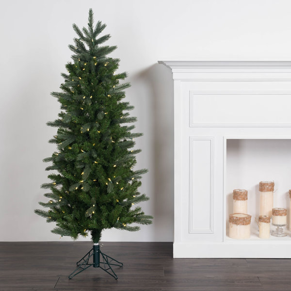 The Holiday Aisle® Carolina Spruce Artificial Christmas Tree & Reviews ...
