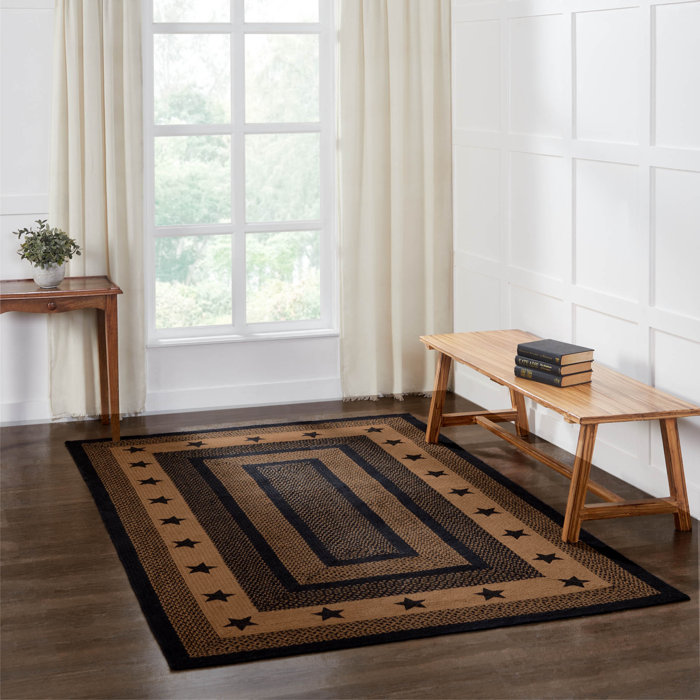 Union Rustic Kaluda Hand Braided Geometric Rug | Wayfair