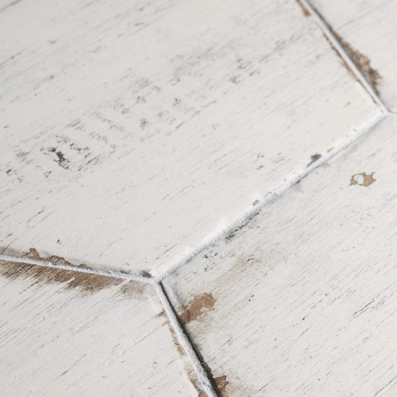 Merola Tile Retro Hex 14" x 16" Porcelain Wood Look Wall & Floor Tile ...