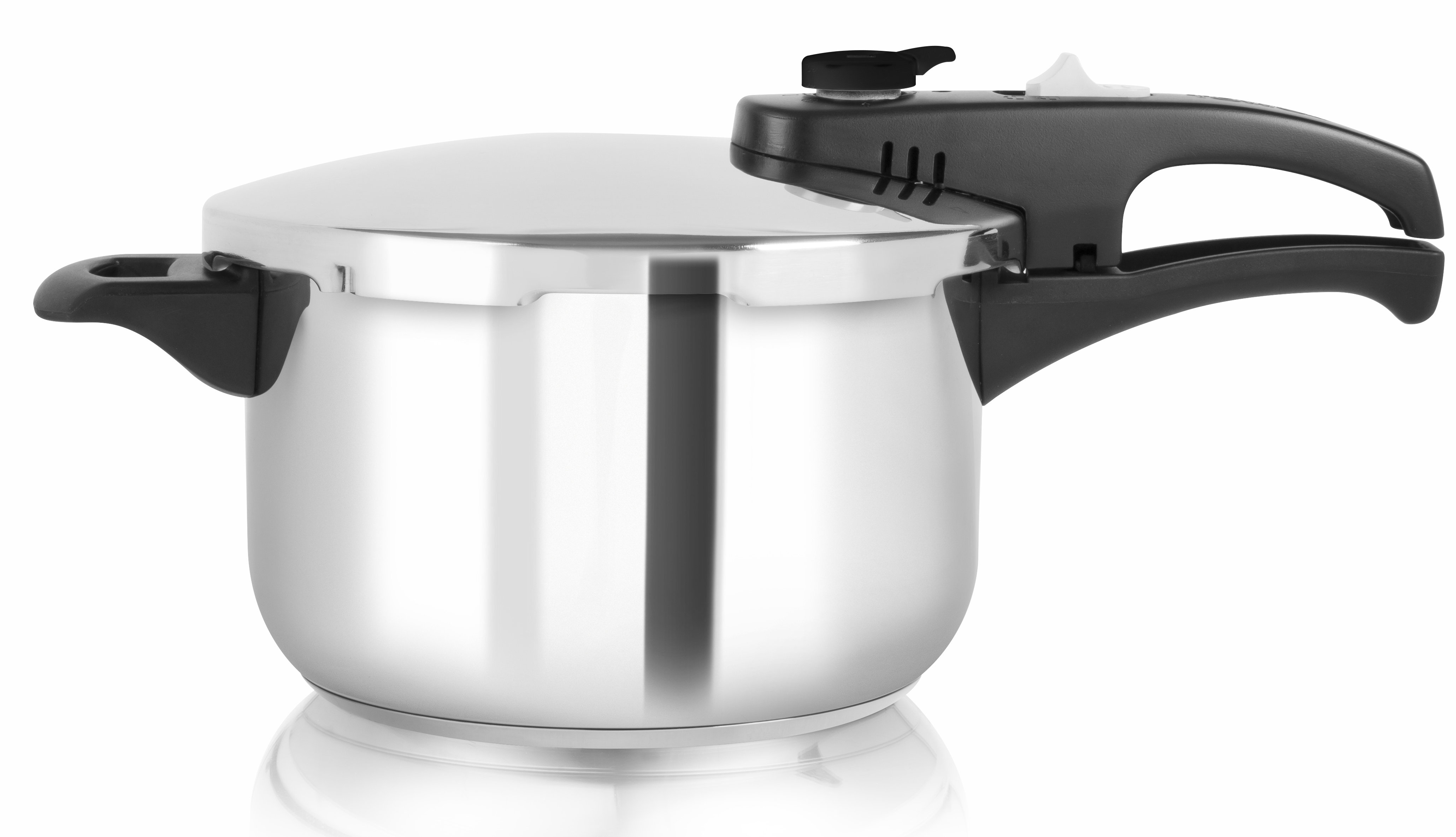 Tower Pressure Cooker with Steamer Basket, Stainless Steel, Silver ...