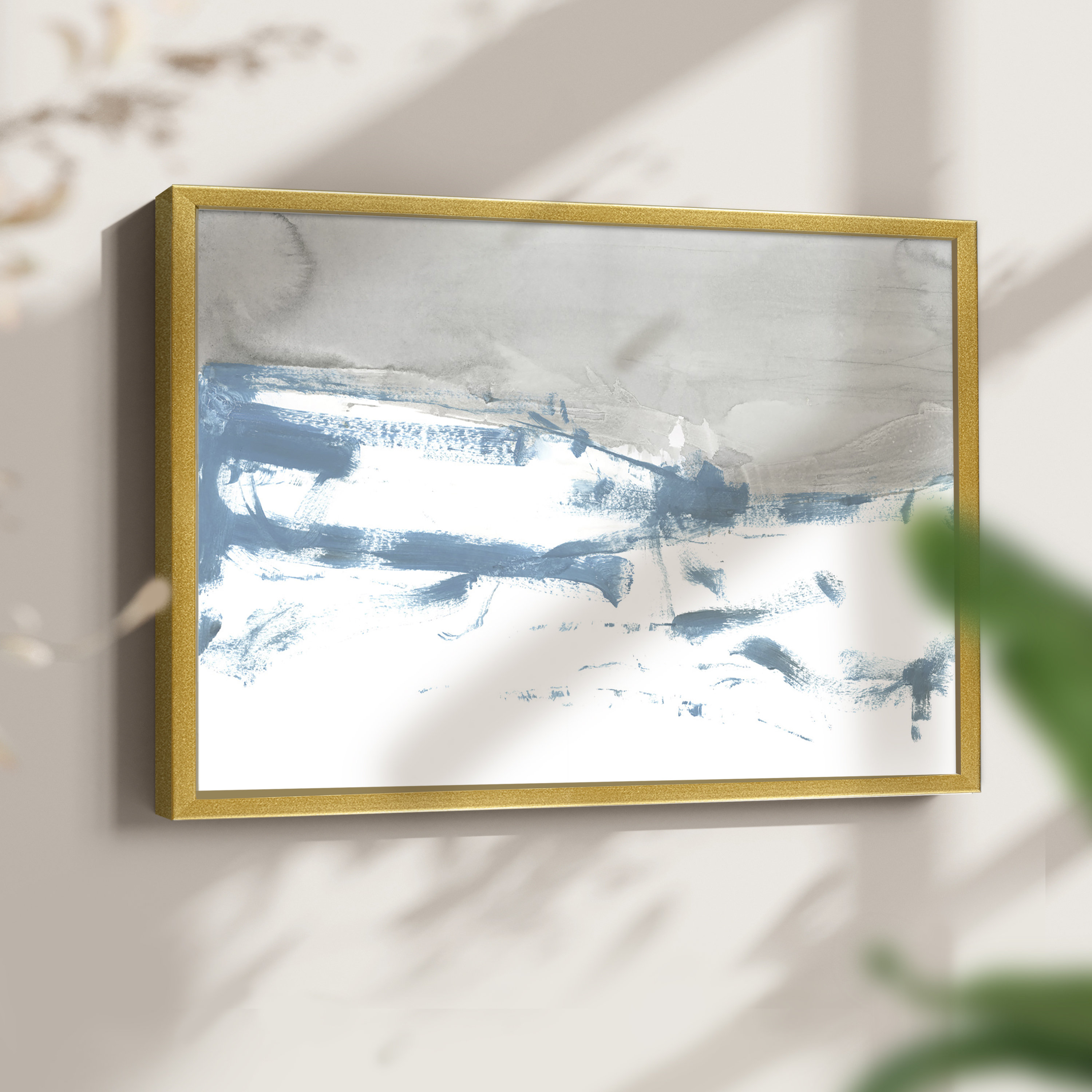 Ebern Designs Meta Land II -Framed Print - Restickable | Wayfair