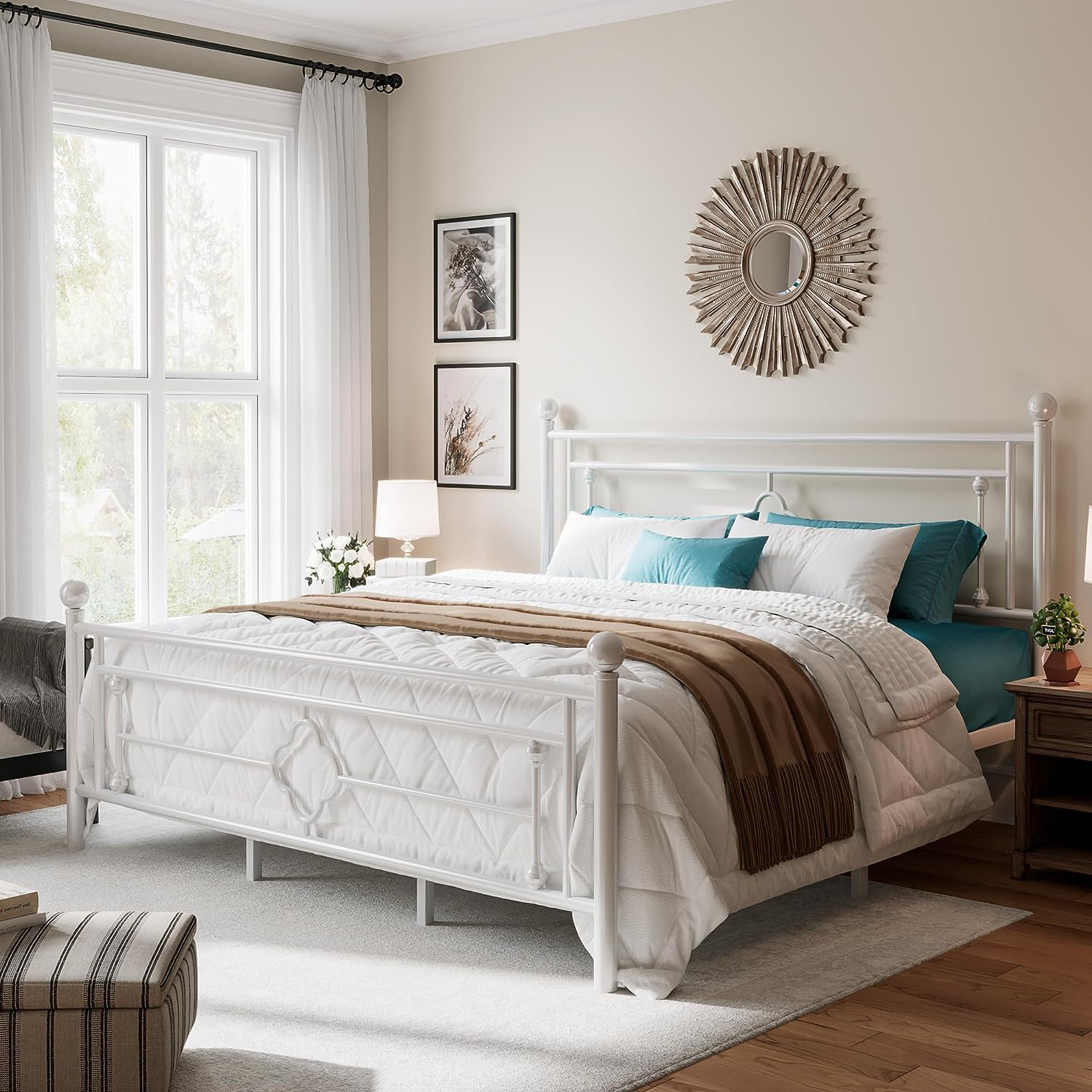 Alcott Hill® Caoimhin Metal Open-Frame Bed | Wayfair