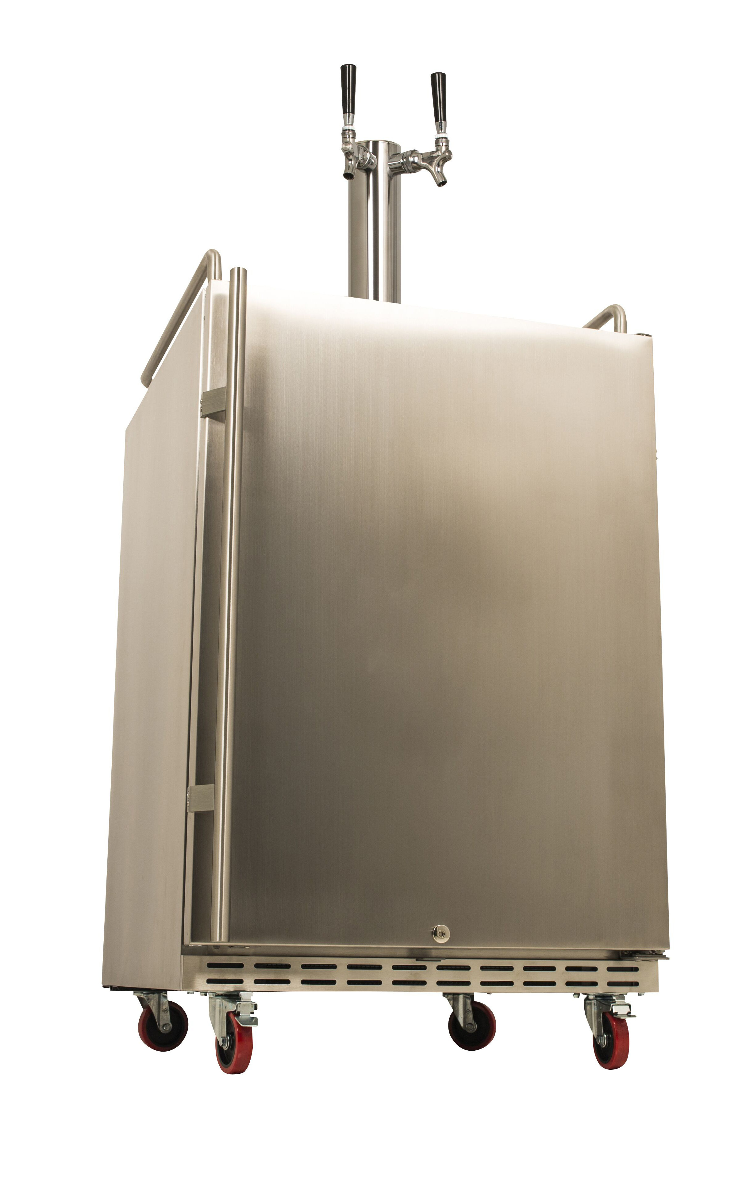 EdgeStar 6.62 cu. ft. Outdoor Dual Tap Commercial Grade Full Size ...