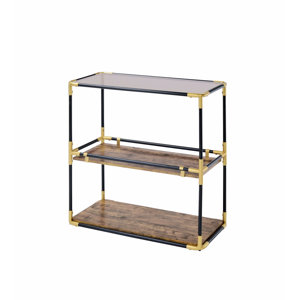 Mercer41 Yuma 33.99'' Glass Top Console Table | Wayfair