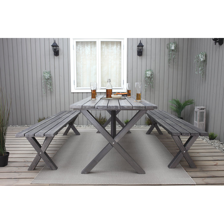 Lily Manor Edgerton Rectangular 6 - Person 190cm Long Dining Set ...
