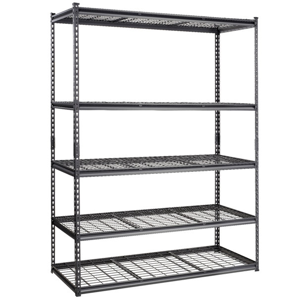 Rebrilliant Mariany Steel Height -Adjustable Shelving Unit & Reviews ...