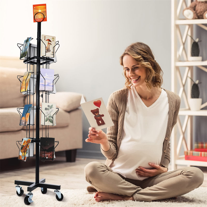 Rebrilliant 4 Tiered Greeting Card Display Rack | Wayfair