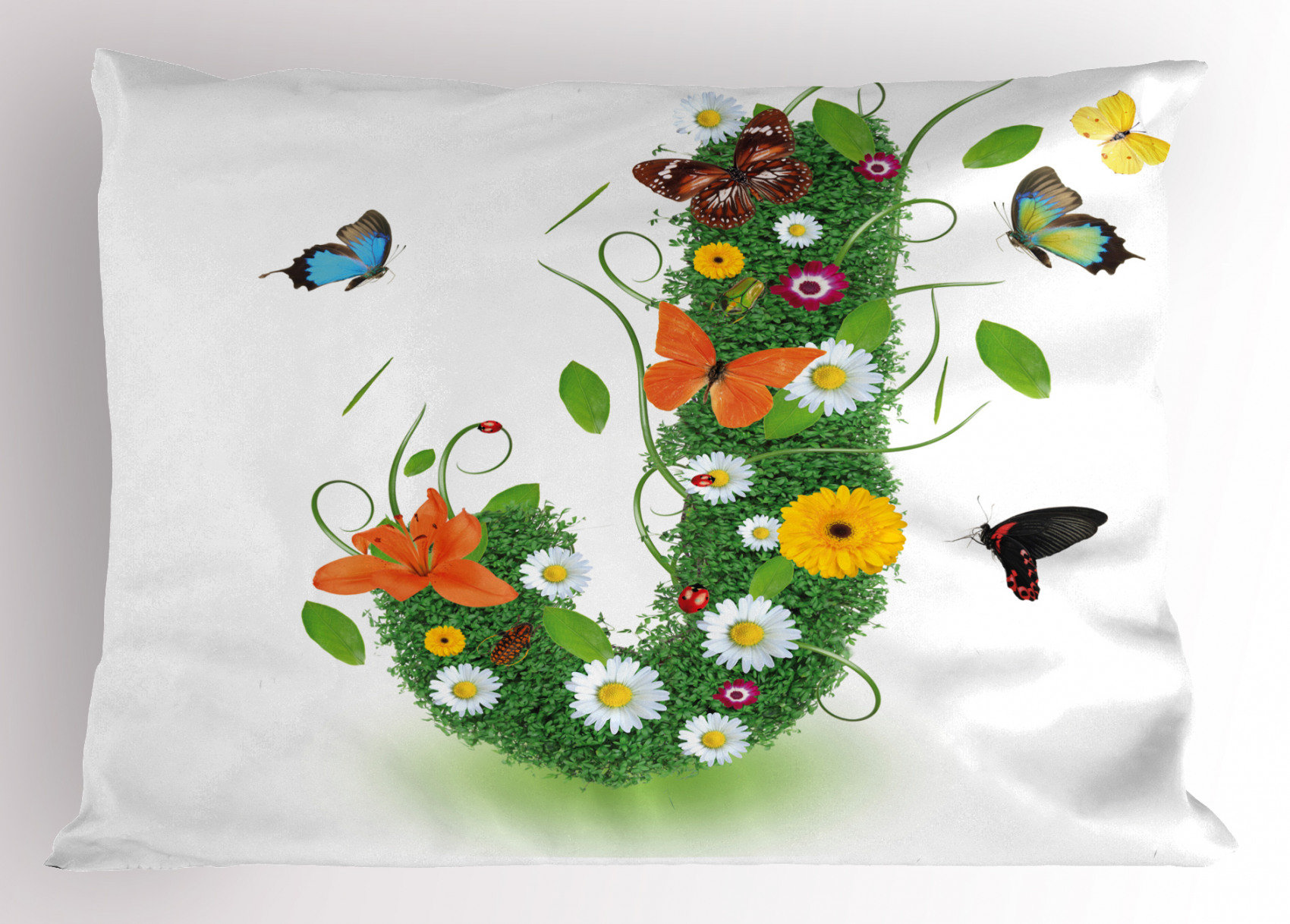 Ambesonne Letter J Sham | Wayfair