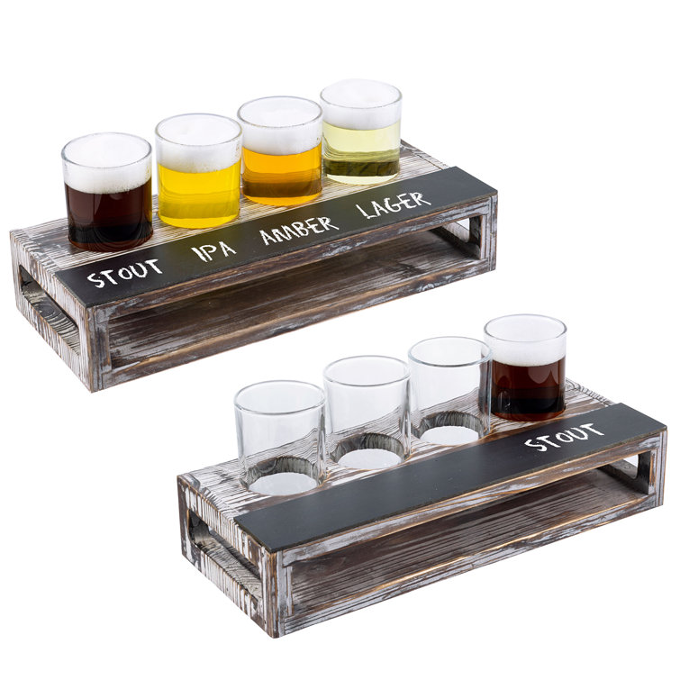 Gracie Oaks 4oz. Beer Flight Set | Wayfair
