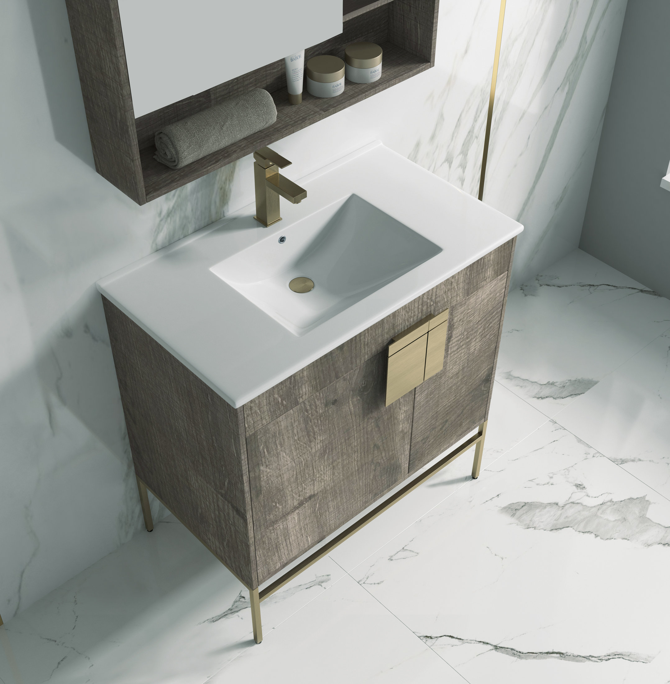 Everly Quinn Cartwright 32" Single Bathroom Vanity Set & Reviews | Wayfair