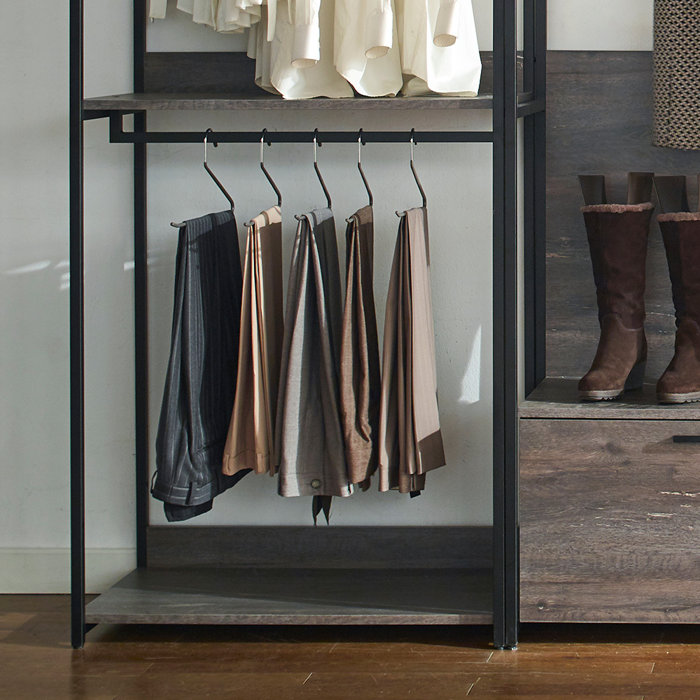 17 Stories Monica 111'' Closet System | Wayfair