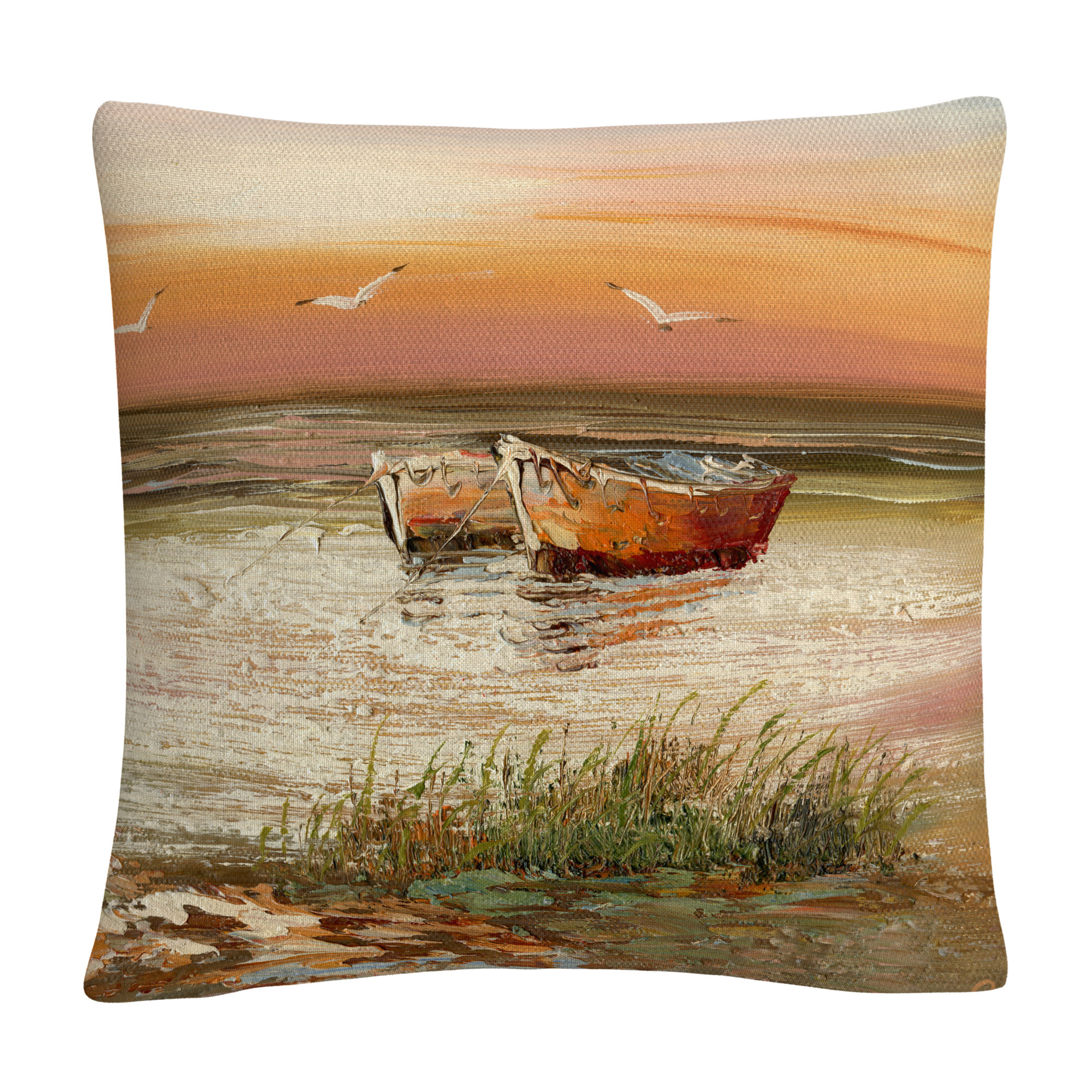 Trademark Fine Art Rio Florida Sunset Throw Pillow | Wayfair
