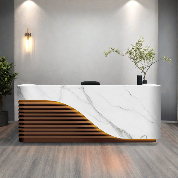 Reception Desks & Suites You'll Love | Wayfair