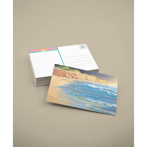 The Holiday Aisle® - 40 Sea Side Beach Postcards, 4 x 6 Beach Sand ...